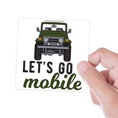 Lets Go Mobile Toyota Land Cruiser FJ40 Offroad Sticker - Vinyl Decal ...