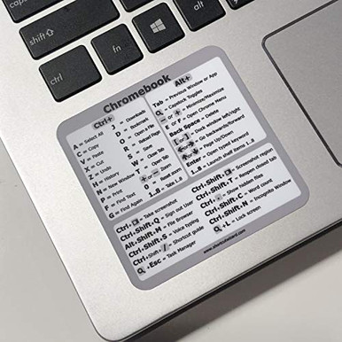 Chrome OS Chromebook Keyboard Decal Quick Reference Shortcut Sticker ...