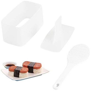 1 Pack Non Stick Musubi Maker Press with Small Rice Paddle Sushi Making ...