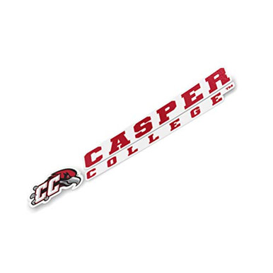 Casper College Wyoming Thunderbirds T-Bird NCAA Name Logo Vinyl Decal ...