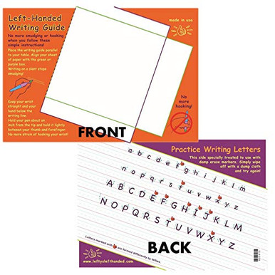 Painless Learning Educational Placemats for Kids Laminated Left Handed ...