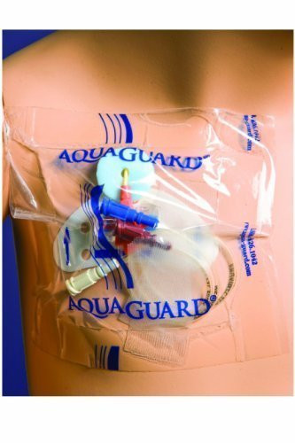 5 inch x 5 inch AquaGuard PICC Line Cover Moisture Barrier ...