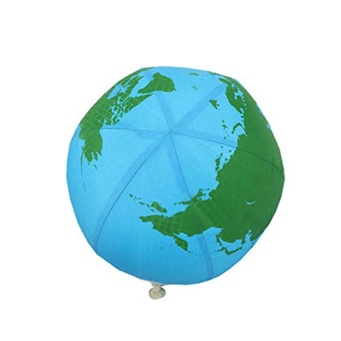 Tomaibaby Playground Ball Inflatable Latex Ball Nylon Cloth Balloon ...