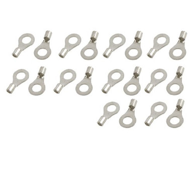 uxcell 20 Pcs 4mm Diameter Wire Copper Non Insulated Ring Terminal ...
