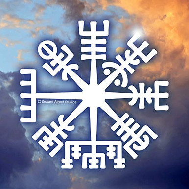 Vegvisir Decal Norse Wayfinder Symbol Laptop Sticker Germanic ...