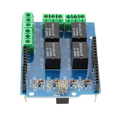 Portable 4-Way 5V Relay Module Control Expansion Board Plate Relay ...