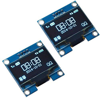 WINGONEER 2Pcs 1.3 Inch IIC I2C Serial 128x64 SSH1106 OLED LCD Display LCD Module for Arduino ...