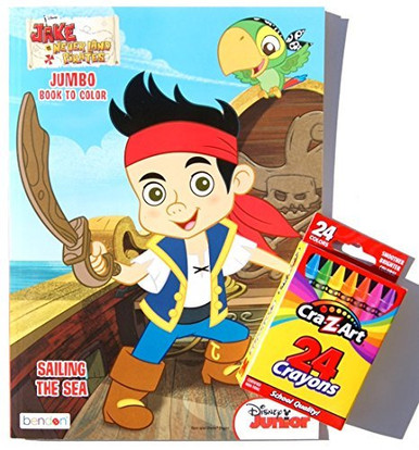 Jake and the Neverland Pirates Jumbo Coloring and Activity Book with a ...