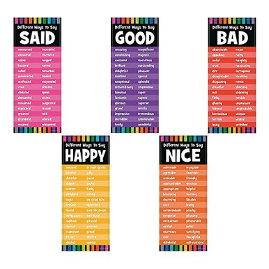 Fun Express Different Ways to Say Posters - 10 Pieces - Educational and ...