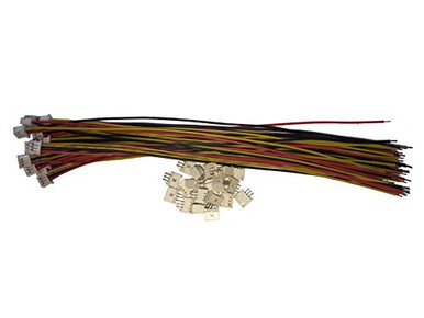20 SETS 3 Pin 1.25MM Female Single Connector with Wire 150MM 1007 28 ...