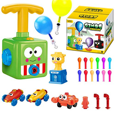 Balloon Powered Car Air Inertial Balloon Pump Cars Racer Creative ...