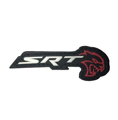 3D Dodge Challenger SRT Hellcat PVC Morale Patch - Warehousesoverstock