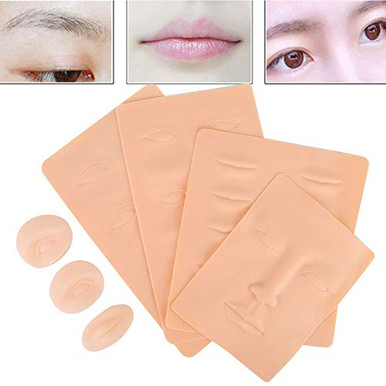 3PCS Practical Skin Tattoo Skin for Tattoos Fake Makeup Microblading ...