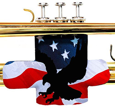 Trumpet valve protector guard with hook and loop closure in colors and ...
