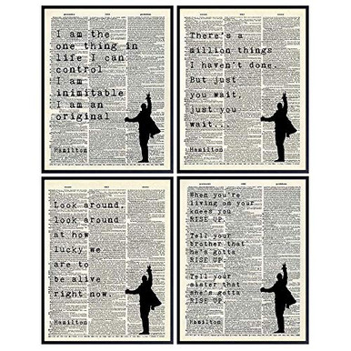 Hamilton Musical Motivational Merchandise - Hamilton Gifts - 8x10 ...