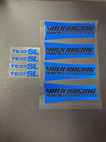 Montree Shop JDM Reflective Rays Volk Racing TE37SL Wheel Sticker Decal ...