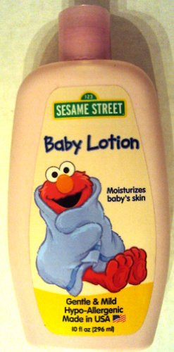 Sesame Street 3 Piece Bath Set hair Body Wash Baby Lotion and Bath Book ...