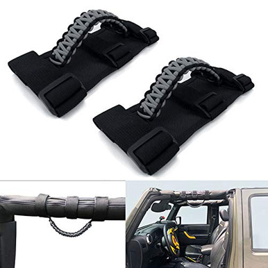 Espear 2 X Roll Bar Grab Handles Grip Handles for Jeep Wrangler YJ TJ ...