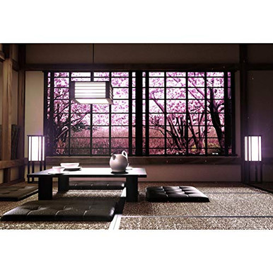 Leyiyi 6x4ft Japanese Style Backdrop Tea Ceremony Tatami Japan Room ...