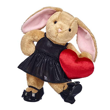 Build A Bear Workshop Pawlette Plush Bunny Little Black Dress with ...