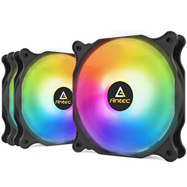 Antec 120mm Case Fan RGB Case Fans PC Fan 4-PIN RGB F12 Series ...