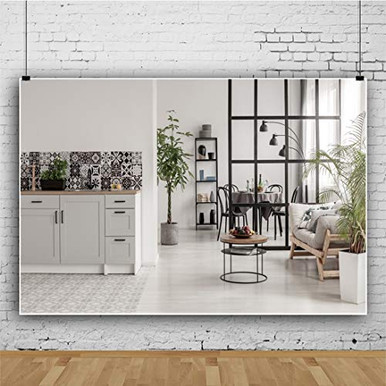 DaShan 7x5ft Living Room Backdrop Modern Concise Style Interior ...