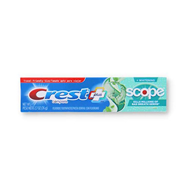 Crest Complete Whitening Scope Toothpaste Count 1 - Tooth Paste Grab ...