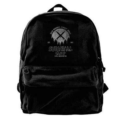MIJUGGH Canvas Backpack John Rambo Forest Skills Survival Camp First ...