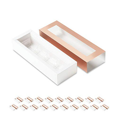 BAKIPACK 20 Rose Gold Truffle Box Chocolate Box Packaging Candy Boxes ...