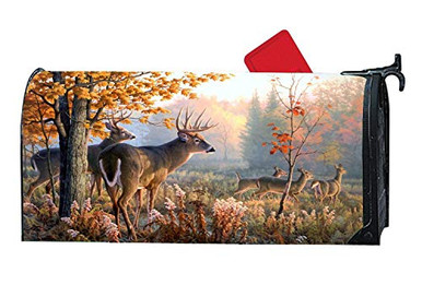 Magnetic Mailbox Cover Personalized Mail Wrap Mailbox Makeover Cover ...