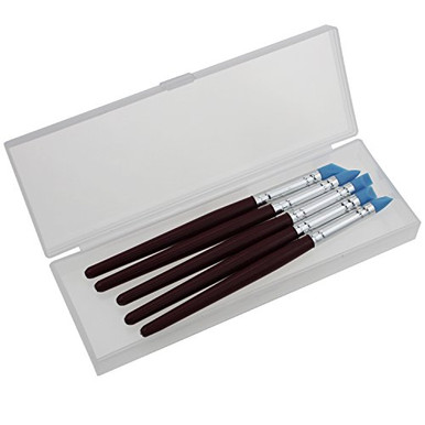 Pack of 5 Clay Color Shapers,Silicone Shaping Modeling Wipe Out Tools ...