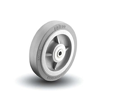 Colson Performa Rubber Wheel 8 inch x 1-1 2 inch Wide with Soft Gray ...