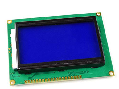 CANADUINO LCD 128 x 64 Pixel - GLCD 12864 - Blue White - ST7920 - SPI ...