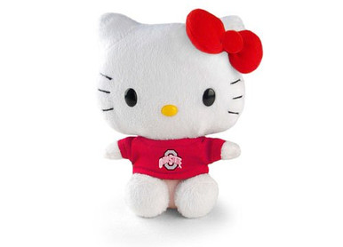 Plushland Inc. Ohio State Hello Kitty 6" * Collegiate Gift Sanrio Toy ...