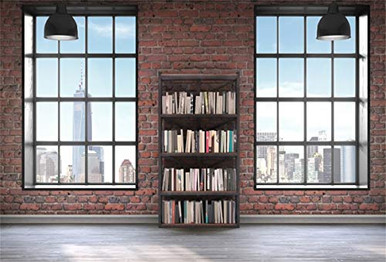 Yeele 8x6ft Library Room Interior Backdrop Modern Bookshelf Bookcase ...