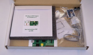 SecuriPi PIR Motion Alarm GPIO Project Kit for Raspberry Pi. Includes ...