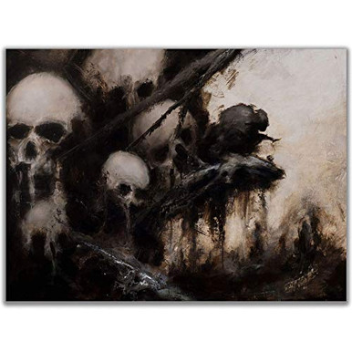 ShadowMyths Skull Posters for Wall Skull Artwork for Walls Skull Tree ...