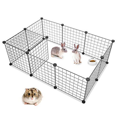 Sararoom Pet Playpen Portable Metal Wire Yard Fence Small Animal Cage ...