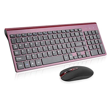 Wireless Keyboard Mouse Combo Cimetech Compact Full Size Wireless ...
