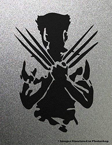 Wolverine X Men Vector Outline Silhouette Logo Symbol Outline Metal ...