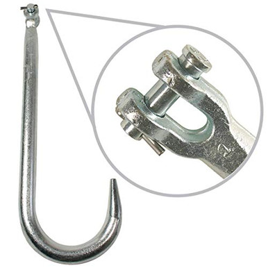 VULCAN Brand G43 Clevis Tow Hook 15 Safe Working Load - 3000 lbs ...