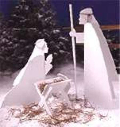 A Full Size Woodworking Pattern and Instructions to Build a Nativity ...