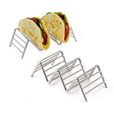 WUZJ 2pack Taco Holder Taco Stand Stainless Steel Rustproof Taco Rack ...