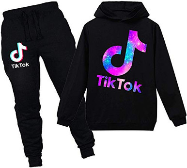 Girls Boys Tik Tok Hoodie and Sweatpants Set Tik Tok Clothes Shirts 2 ...