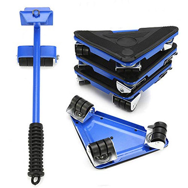 COLIBROX Blue Furniture Slider 660 lbs Heavy Furniture Lifter 4 Slide ...