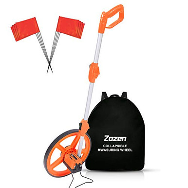 Measuring Wheel with Marking Flags Zozen Collapsible Measure Wheel ...