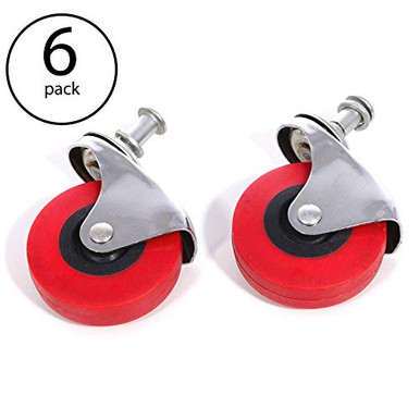 Torin Big Red Replacement Swivel Creepers Caster 2.5 inch Wheels with ...