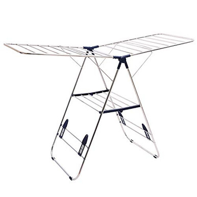 ALEAVIC Stainless Steel Clothes Drying Rack- Gull-Wing Laundry Rack for ...