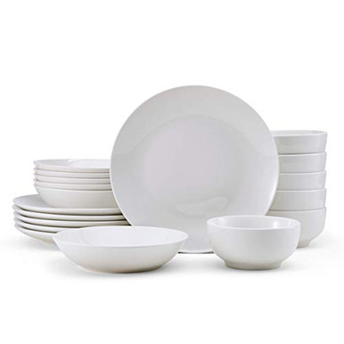Studio Nova Porcelain 18-Piece Dinnerware Set Service For 6 Alexis - Warehousesoverstock