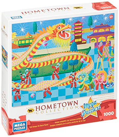Mega Puzzles Hometown Collection 1000 piece Dragon Dance Puzzle ...